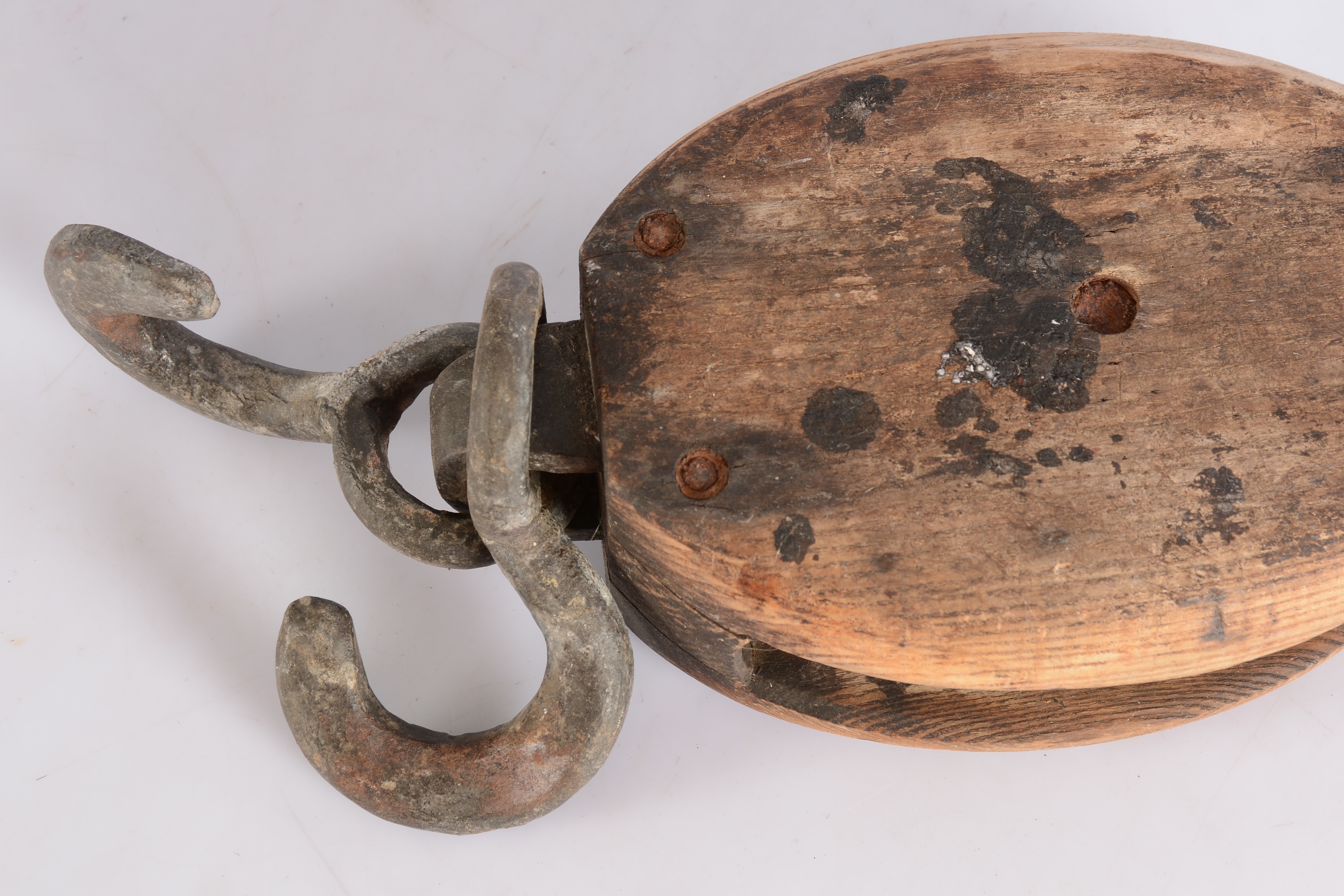 Bilder för 822394. TALJA/BLOCK, trä och järn, 1900-talets första hälft ...