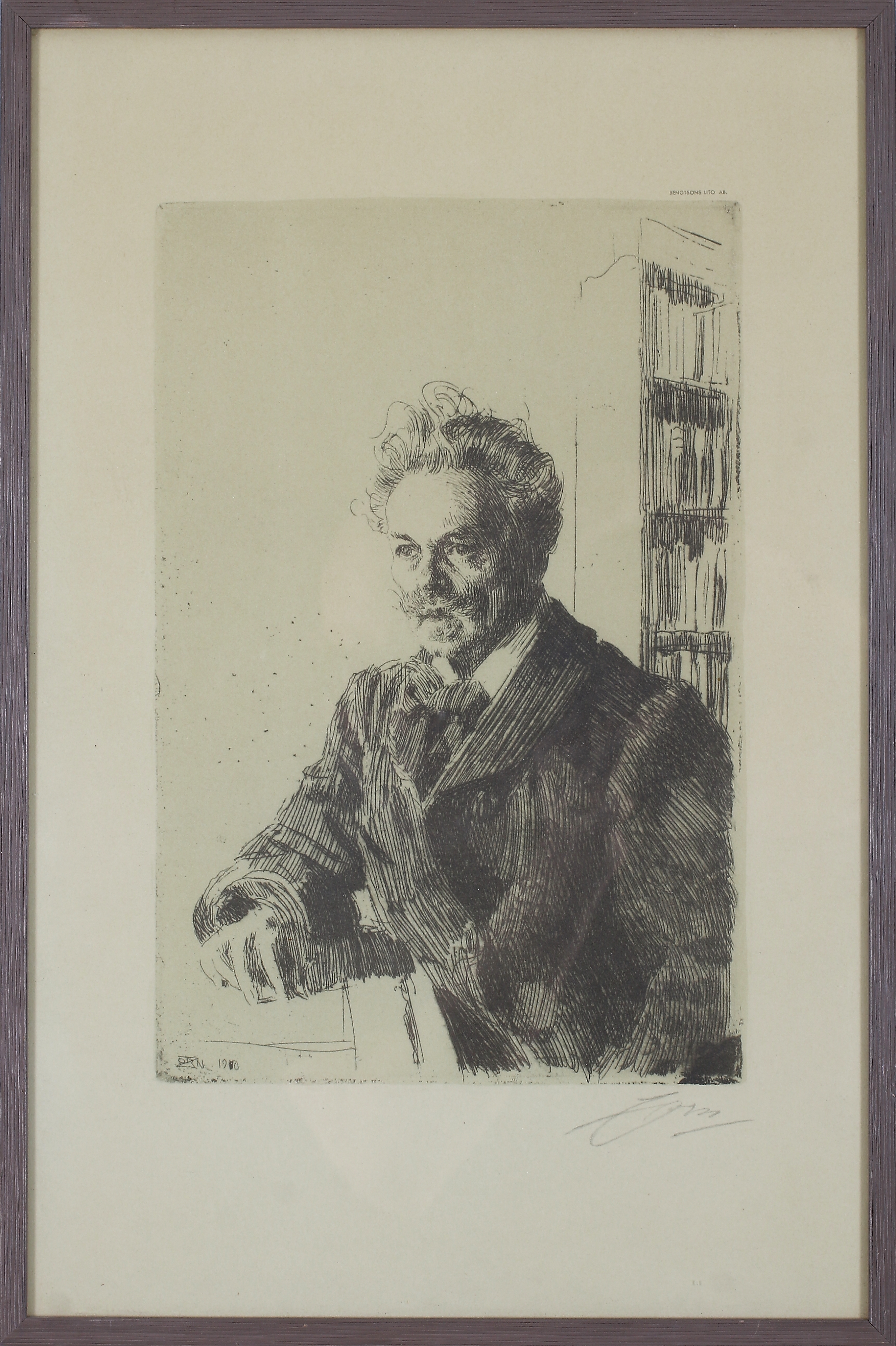 Images for 838962. ANDERS ZORN. After. Strindberg, lithographic print ...