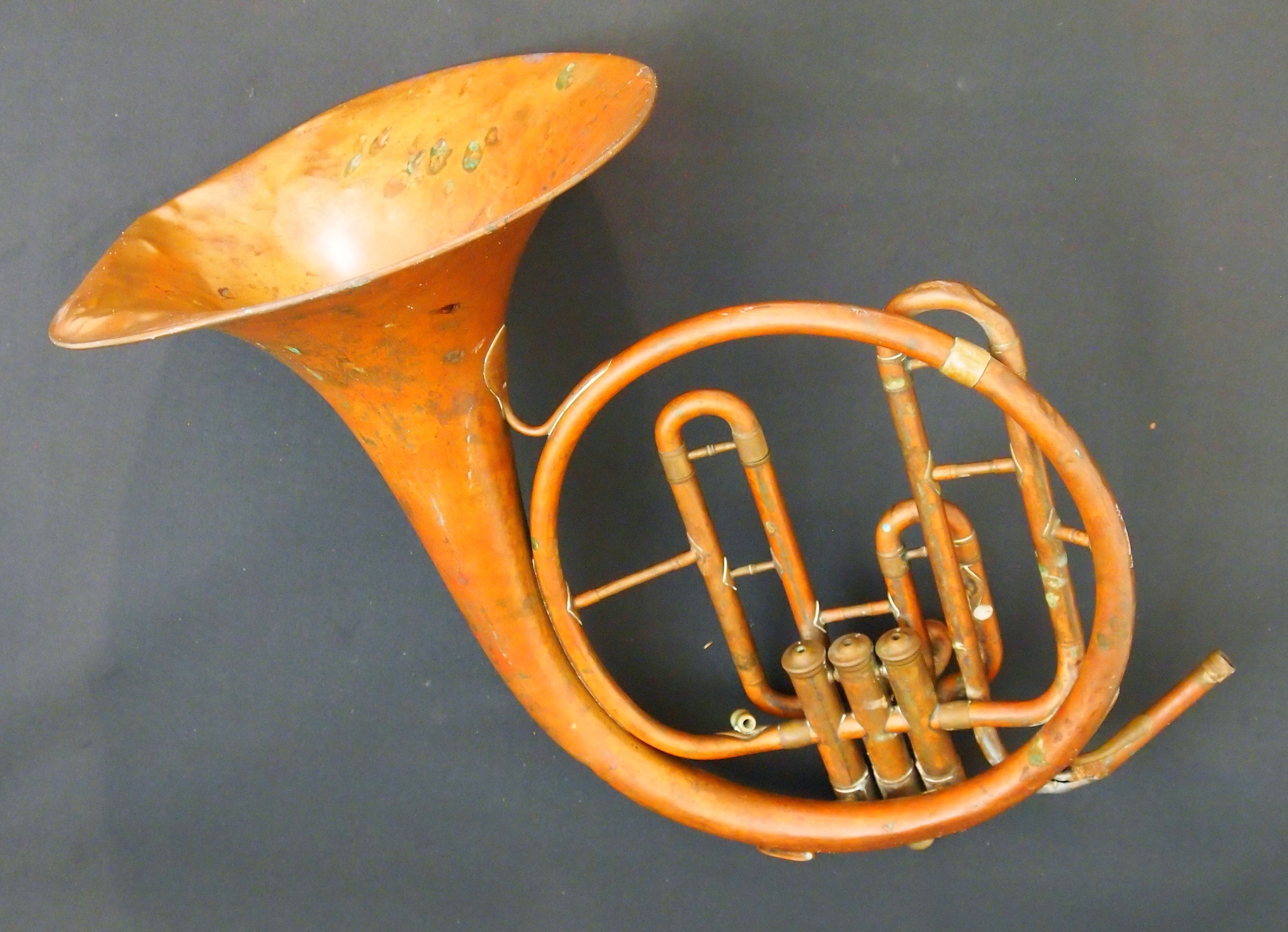 Images for 839627. OLD BRASS INSTRUMENT, HORN. - Auctionet
