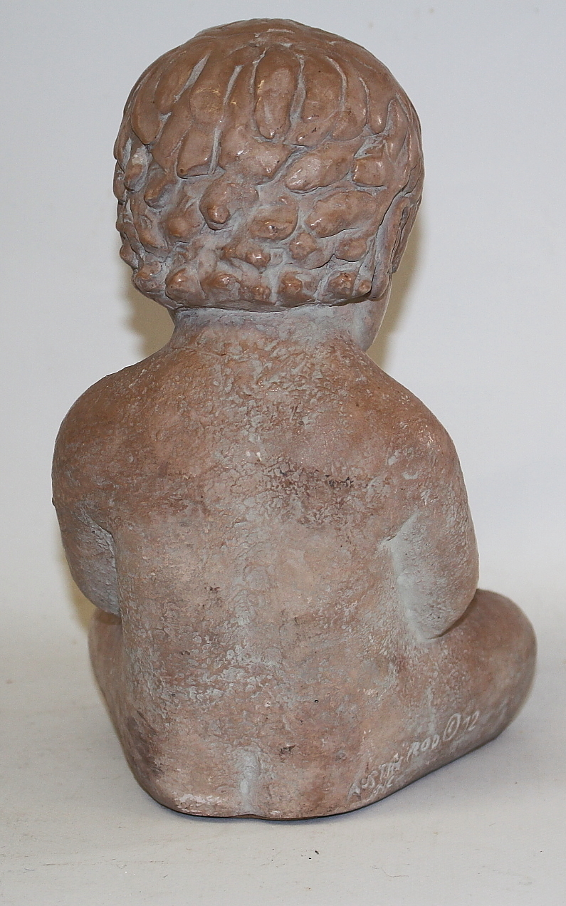 Images for 850788. FIGURE, boy with rabbit, Miro Musulin Austin Prod ...