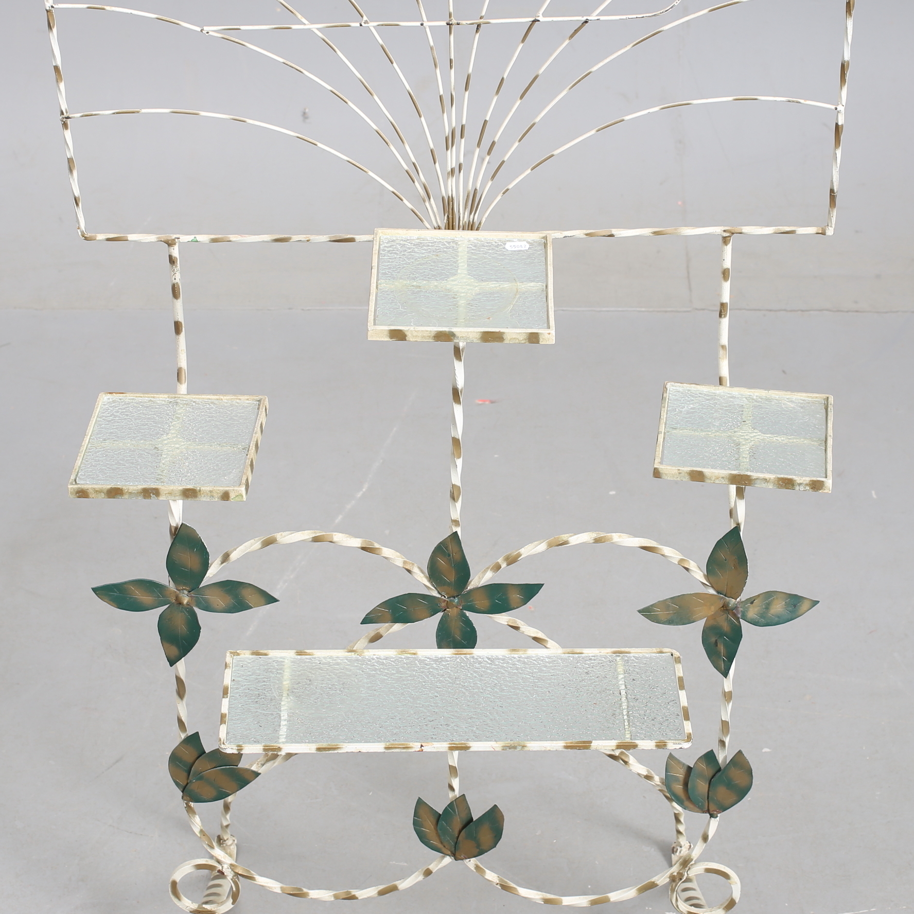 Images for 851810. FLOWER TABLE, Art deco, wrought iron with decoration ...