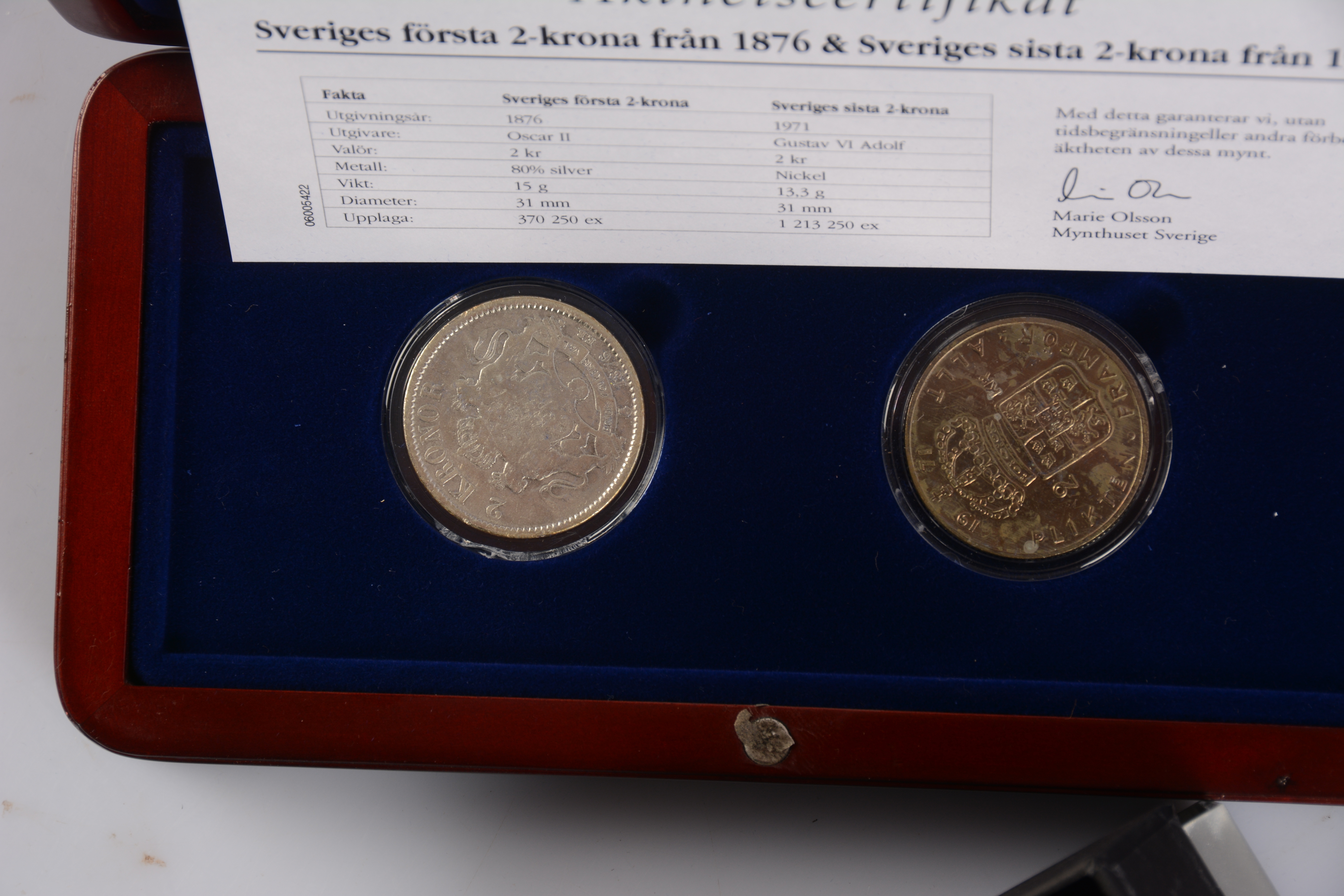 Images for 862857. SWEDISH COINS, SEK 2 and SEK 5. - Auctionet