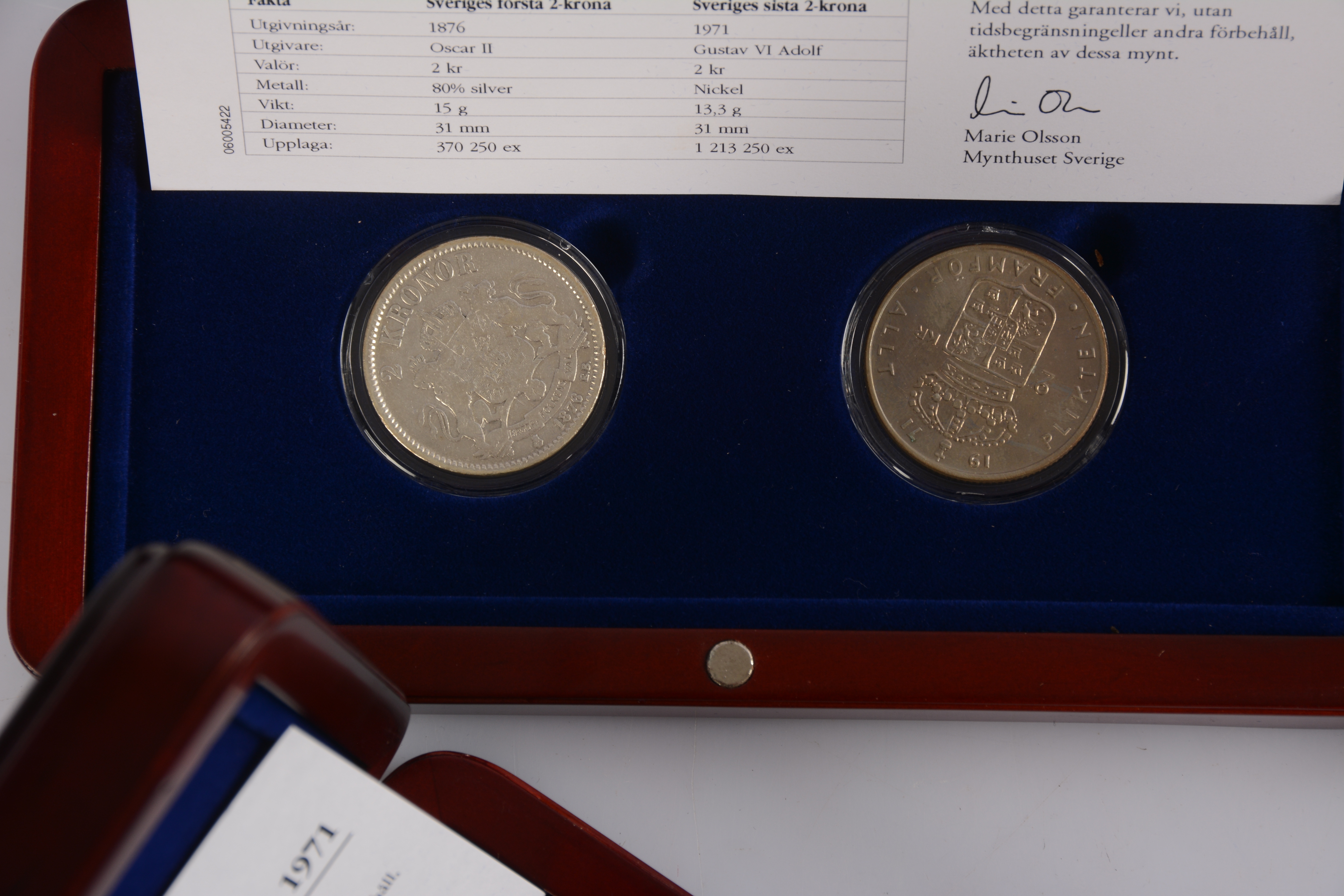 Images for 862857. SWEDISH COINS, SEK 2 and SEK 5. - Auctionet