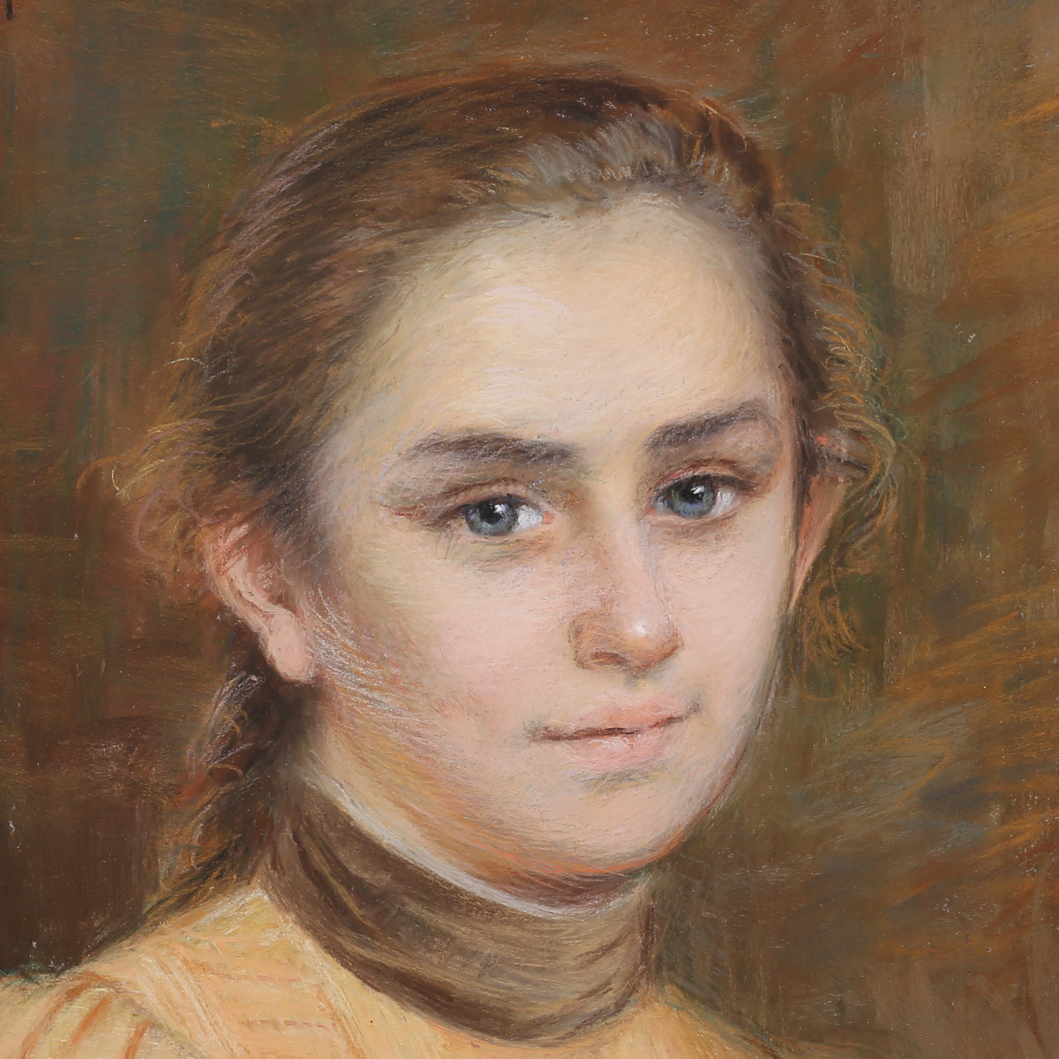 Images for 929352. ELISABETH KEYSER. Portrait of a woman, pastel ...