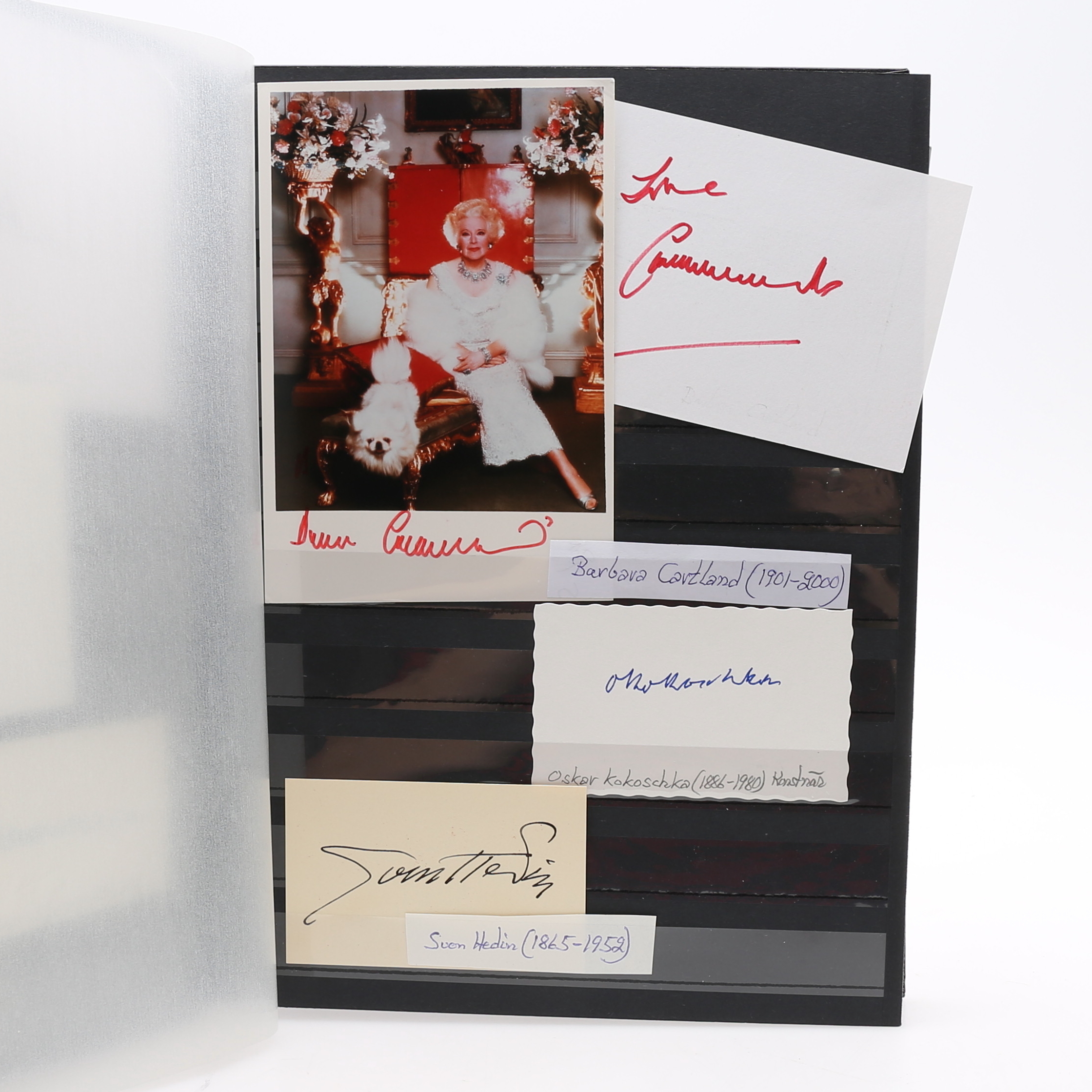 AUTOGRAMM. ALBUM MIT 115 AUTOGRAMMEN. Bücher, Landkarten ...