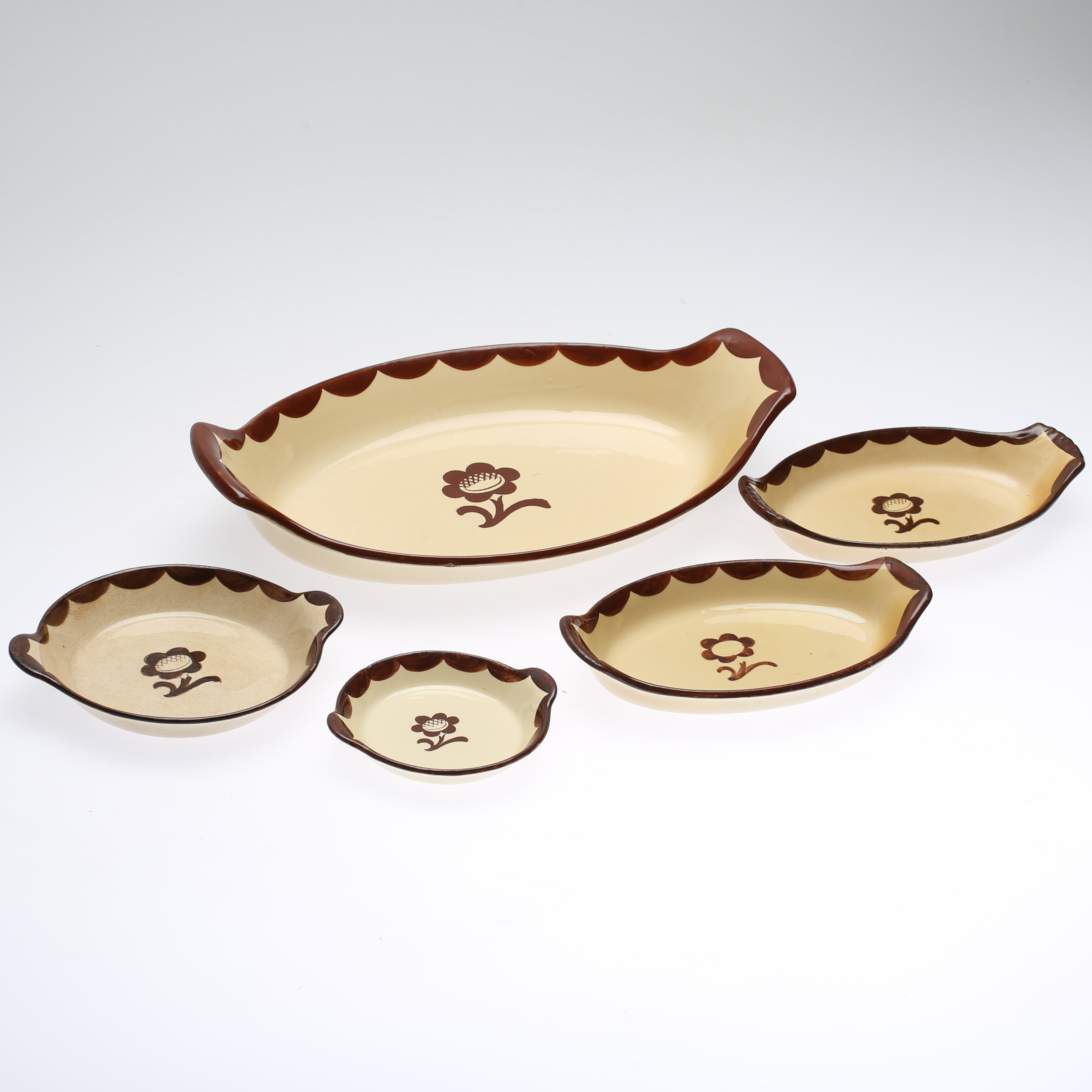 Images for 950351. SETTING PLATE, 5 pcs, porcelain, "Pyro", Wilhelm ...