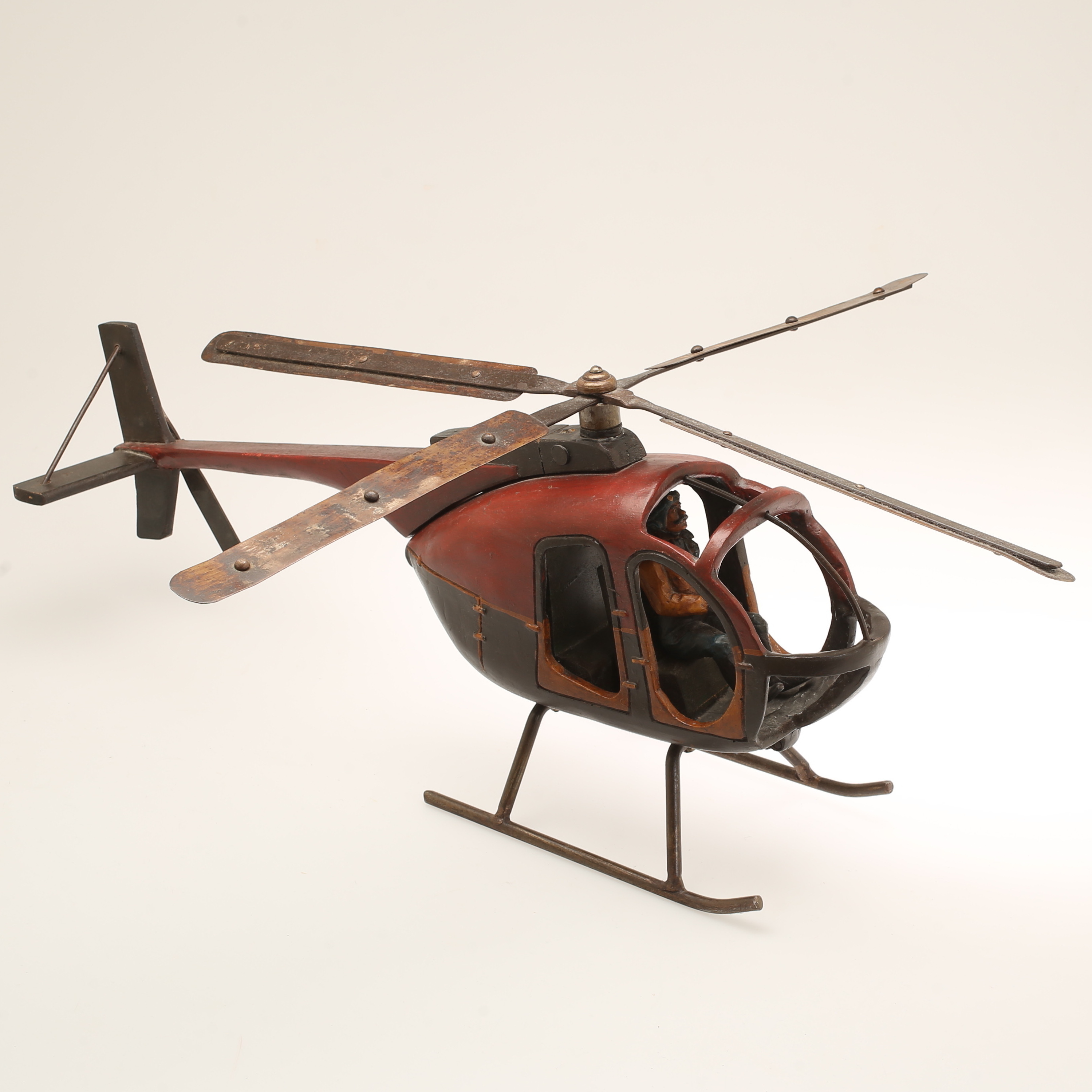 Images for 985958. MODEL HELICOPTER, wood and metal, second half of the ...