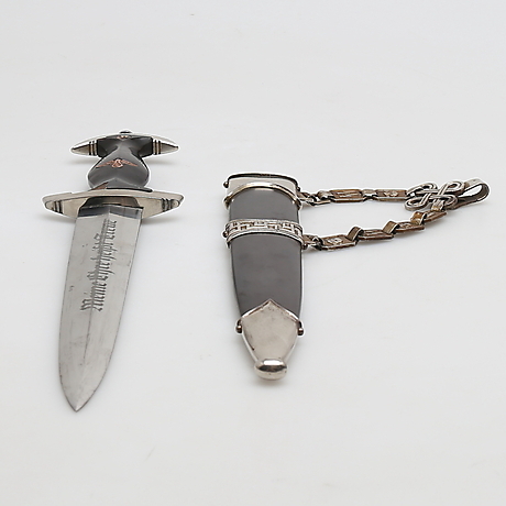 SS-DOLK med kedja, modell 36, Tyskland. Mynt, Medaljer & Frimärken ...